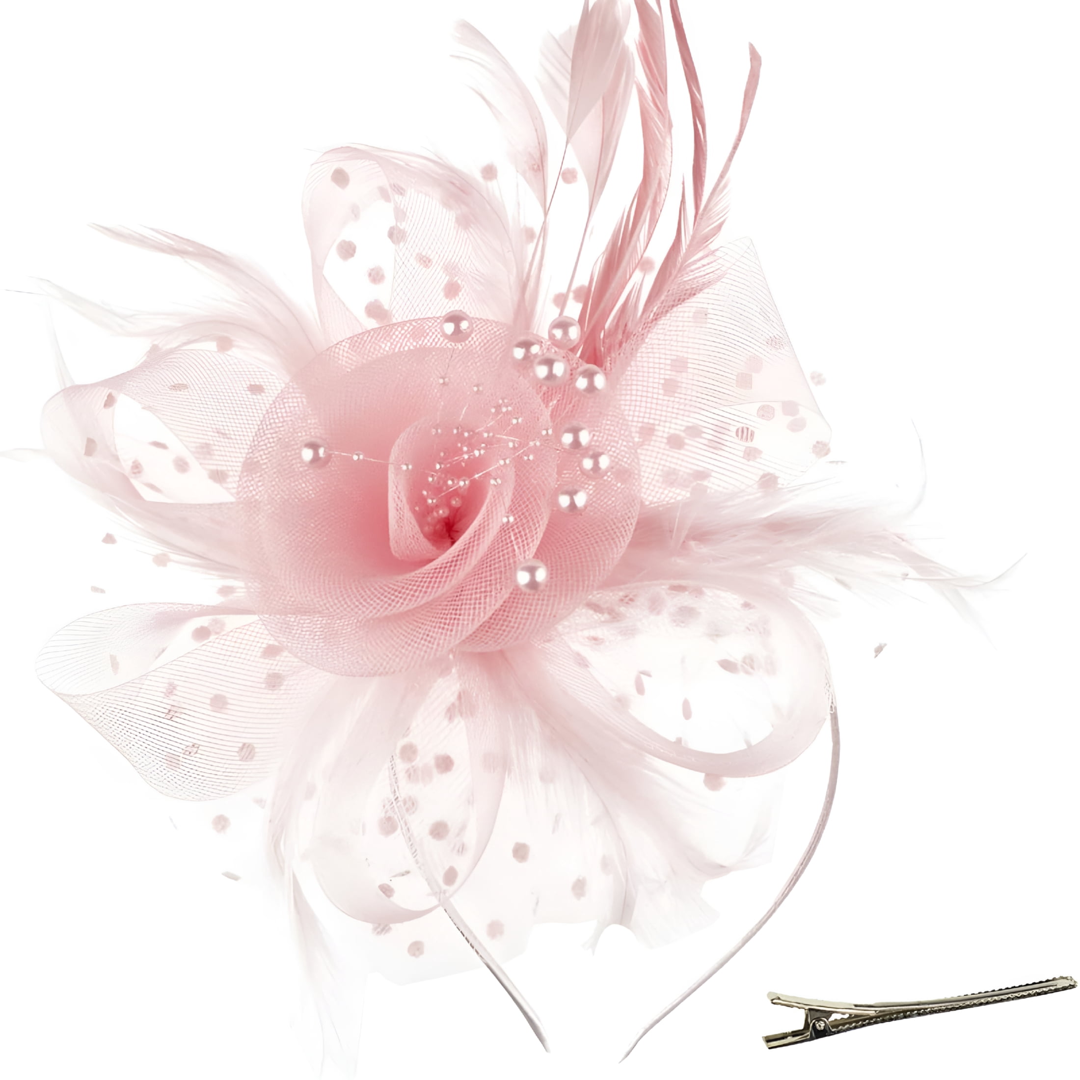 BESTSKY Women Fascinators Hats Flower Fascinators with Headband and ...