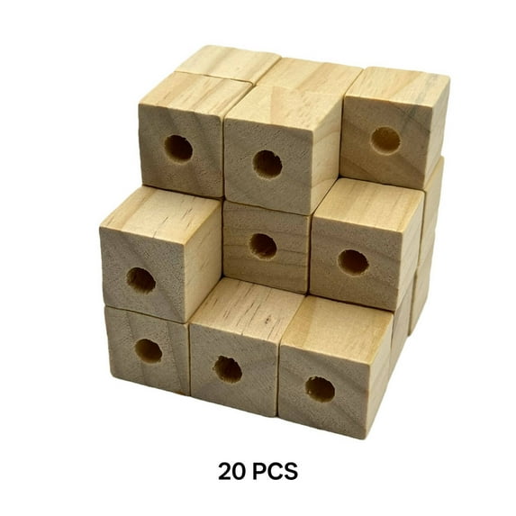 BESTSKY Wood Blocks,Natural Pine Wood Blocks Balsa Wood,Perfect for DIY ...