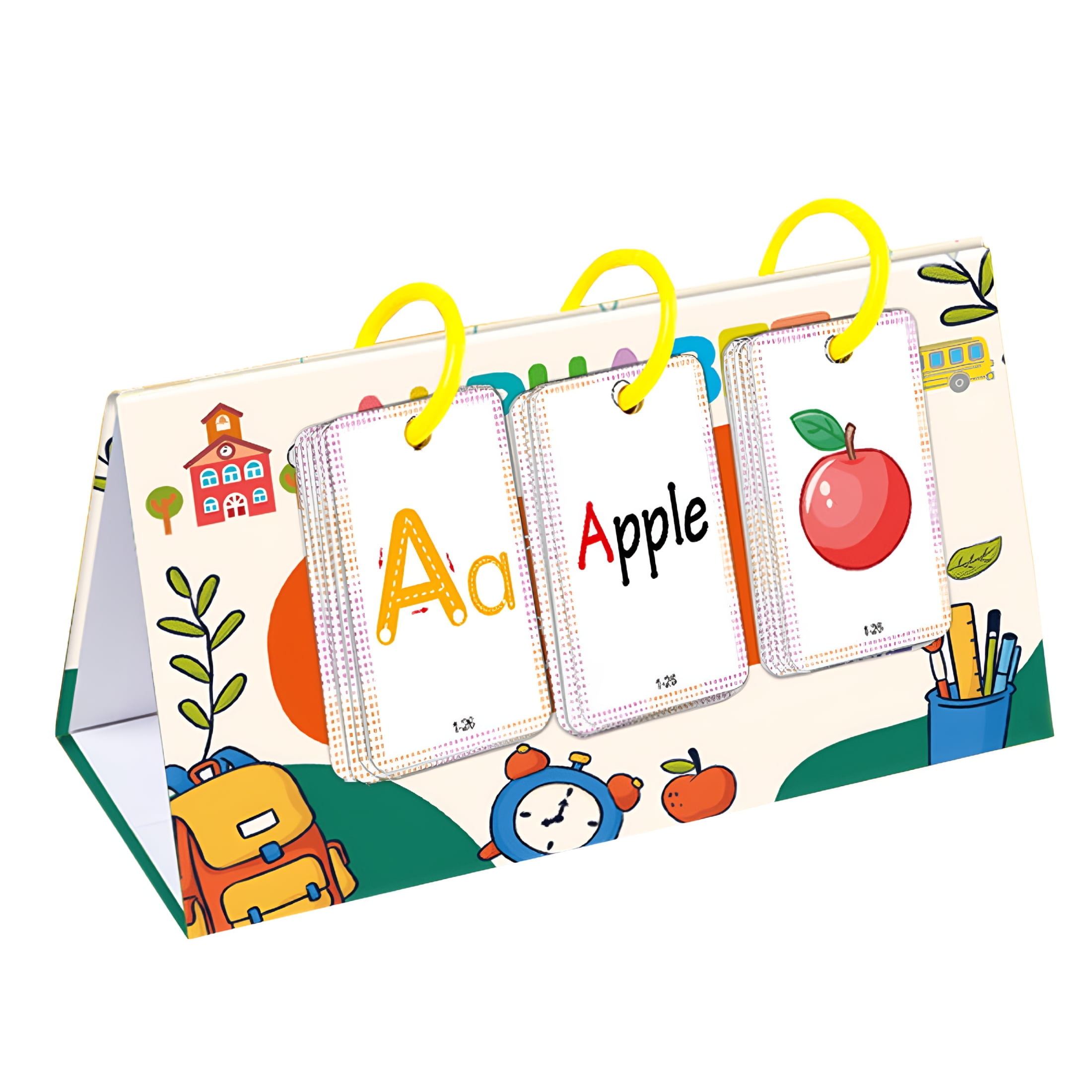 BESTSKY Word Building Desktop Pocket Chart Tent Flash Cards Kit-Cvc ...