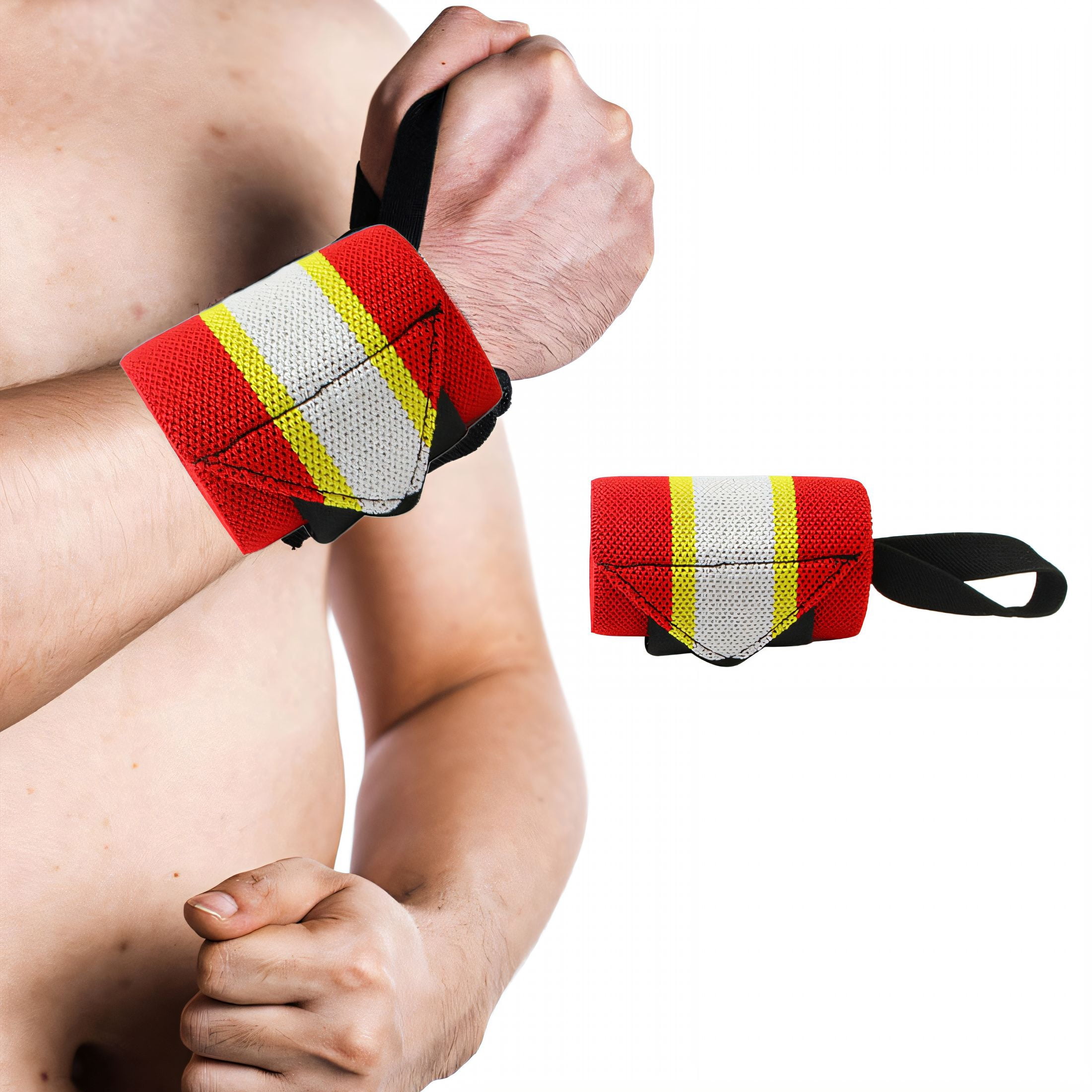 BESTSKY Wrist Wraps,Widened Adhesive Wrist Wraps for Weightlifting ...