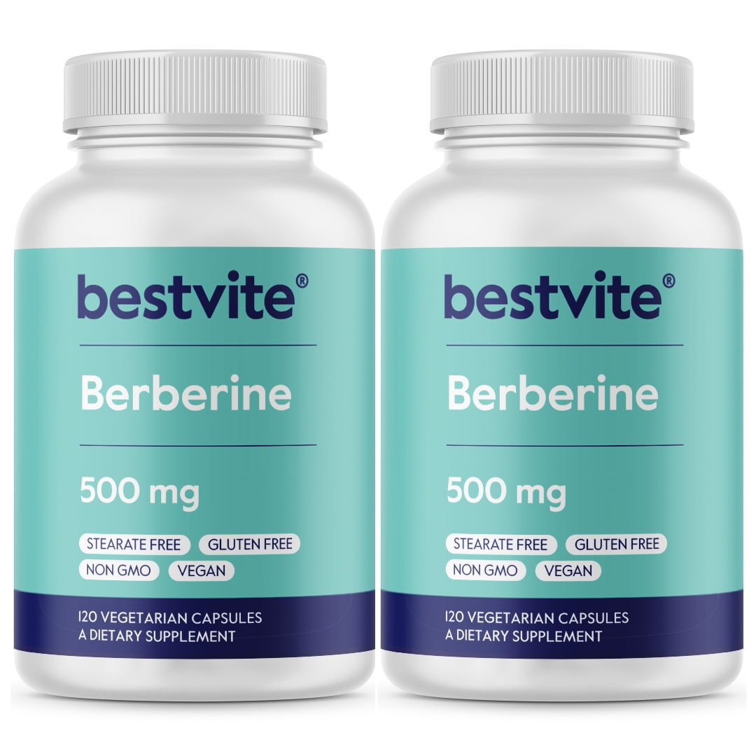 BESTVITE Premium Berberine 500mg - Blood Pressure Support Supplement ...