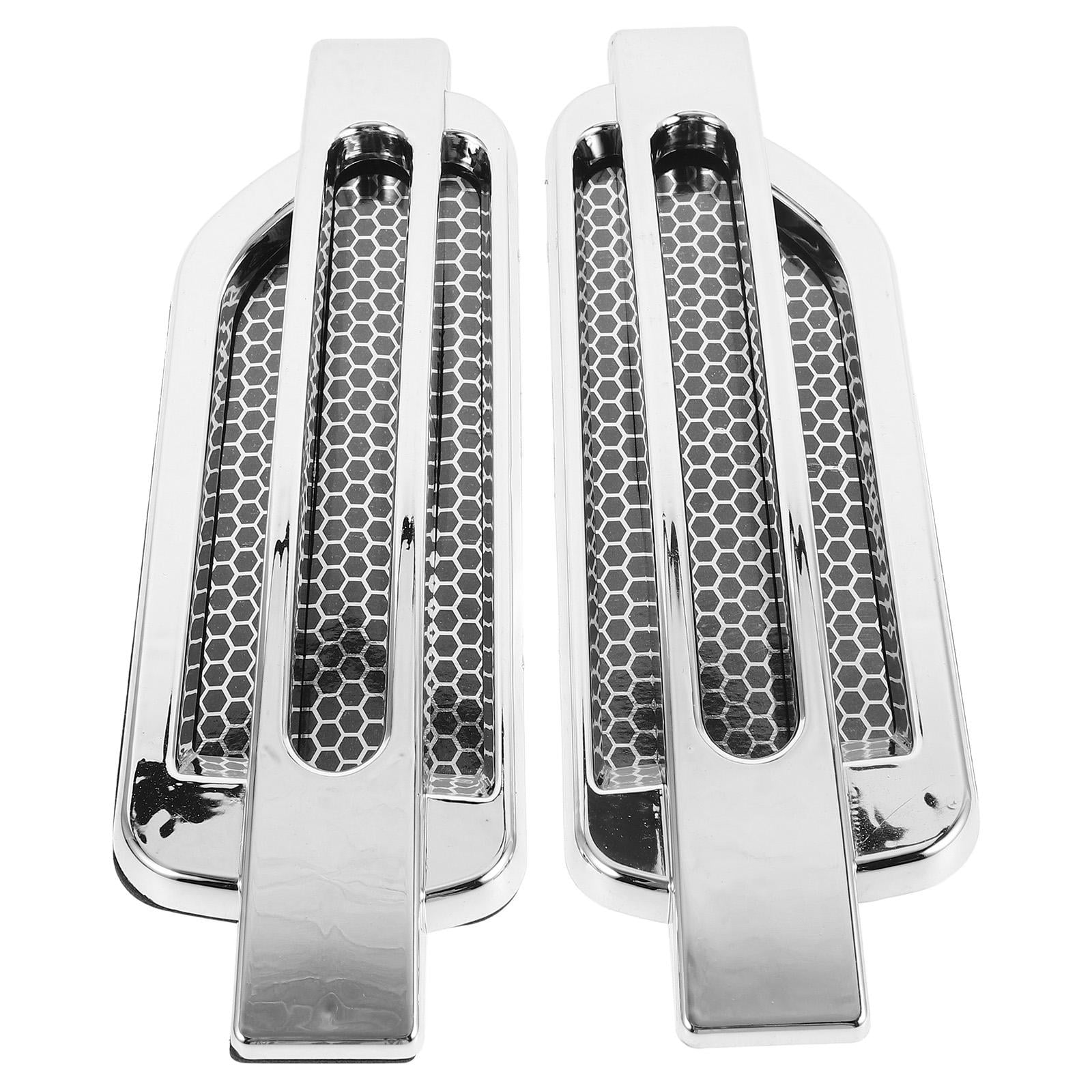 BESTYASH 1 Pair Automotive Stickers ABS Silver Funny Car Decals for ...