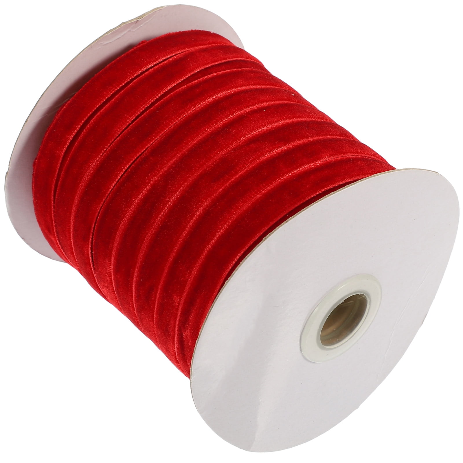 BESTYASH 1 Roll of Packing Ribbon Red Velvet for Floral Projects Giving ...