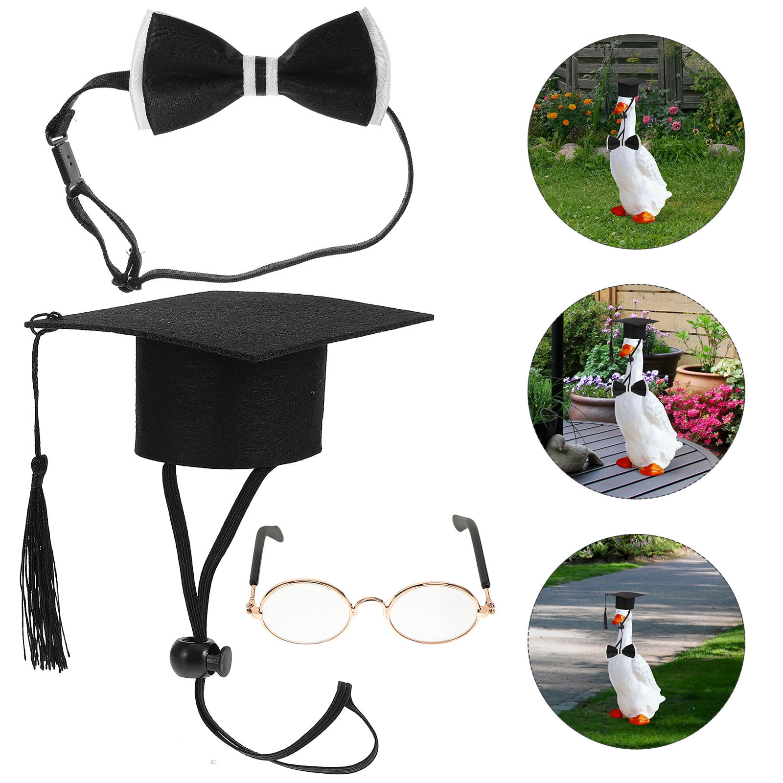 BESTYASH 1 Set Graduation Themed Pet Costume for Goose Featuring Bowtie ...