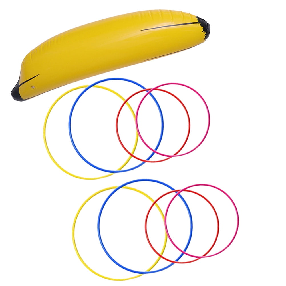 BESTYASH 1 Set Inflatable Rings Toss Toys Plastic Assorted Color For ...