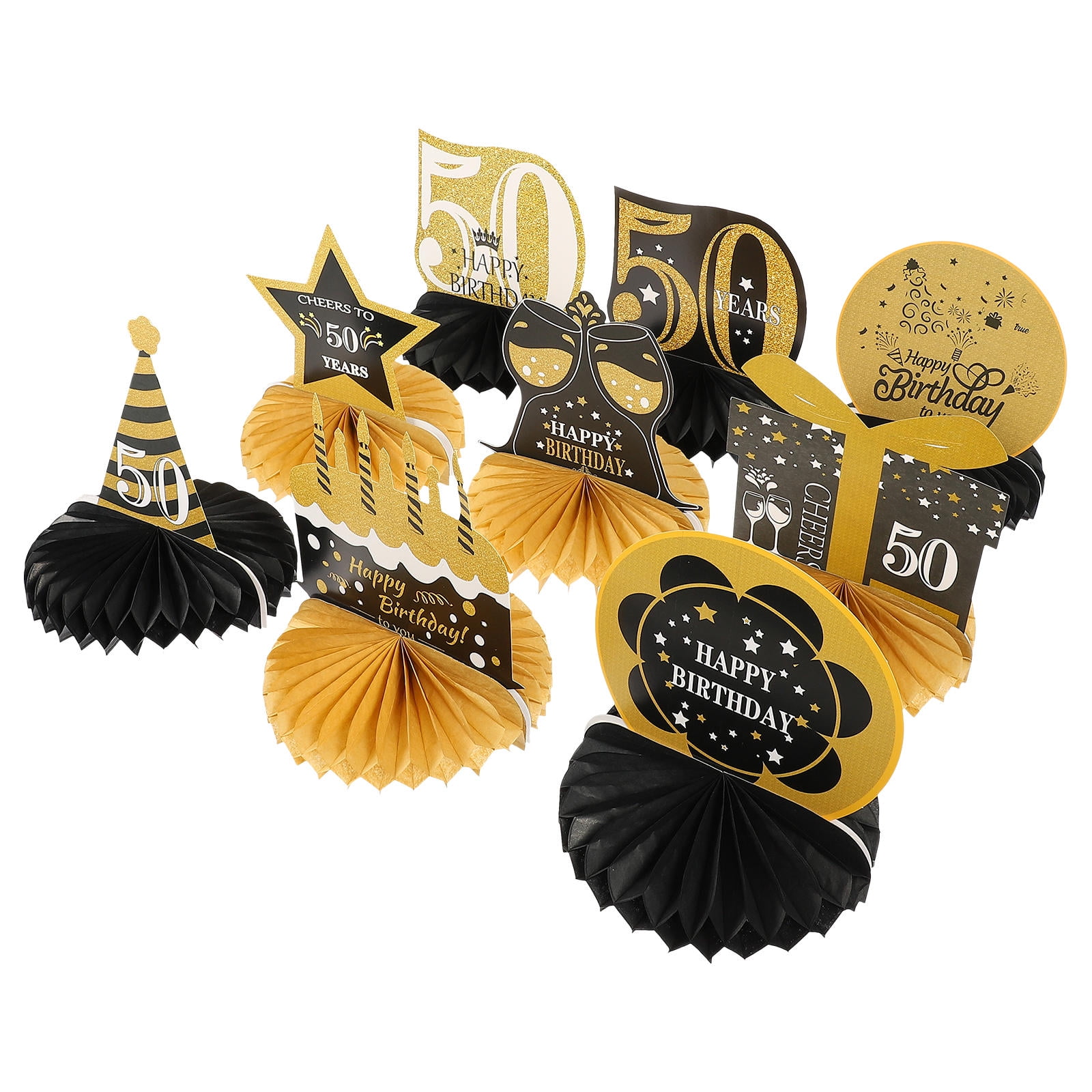 BESTYASH 1 Set Paper Craft Party Background Decor Birthday Ball Decors ...