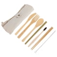 BESTYASH 1 Set of Bamboo Dinnerware Beige Utensils for Everyday Use ...