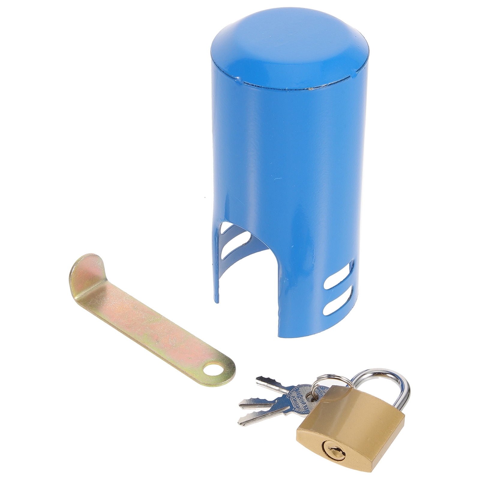 BESTYASH 1 Set of Blue Gate Valve Lock Iron for Outdoor Use with ...