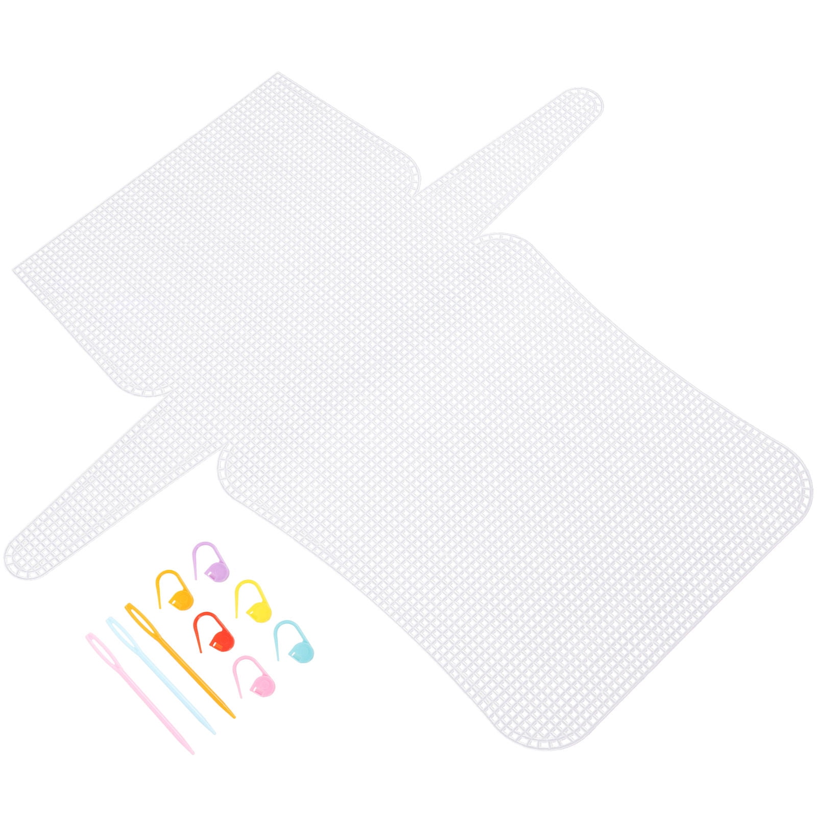 BESTYASH 10-Pack Plastic Mesh Sheets for Bag Making, Cross Canvas ...