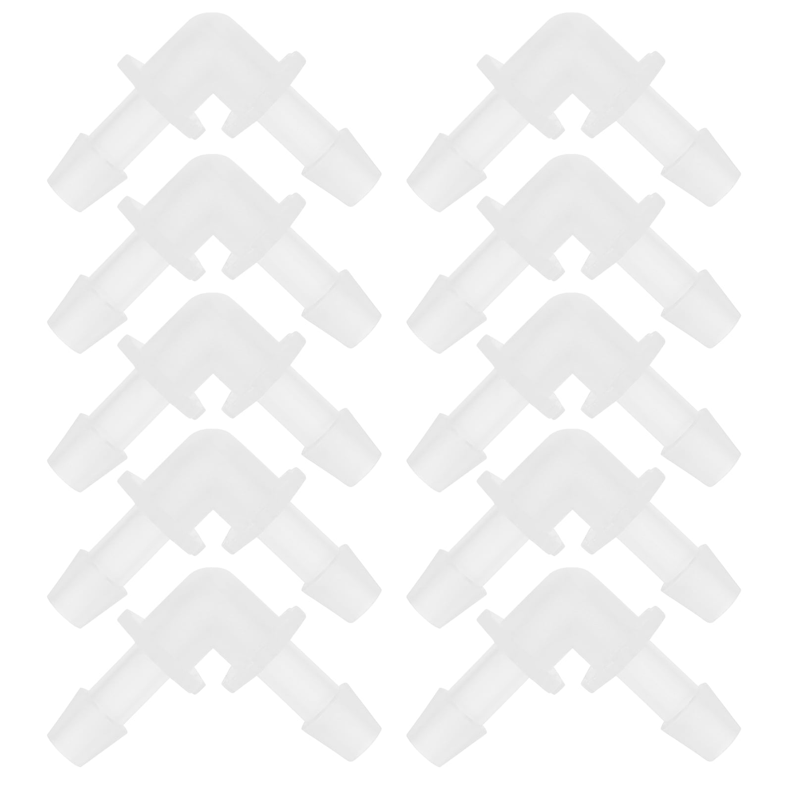 BESTYASH 10 Pcs Hose Connectors Quick Connect Plastic White Connecting ...