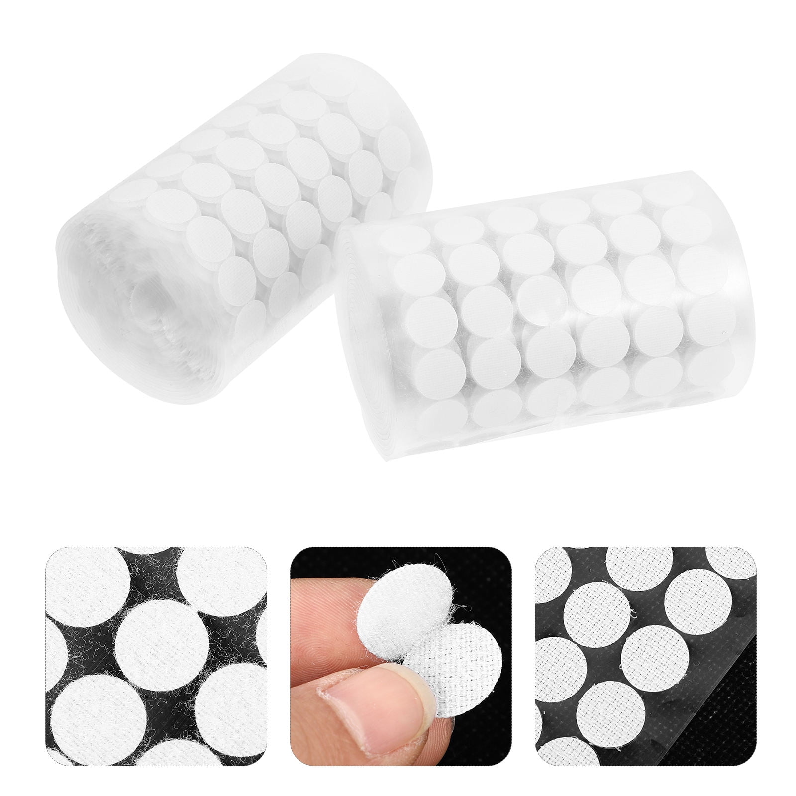 BESTYASH 1000Pairs Nylon Adhesive Dots Hook Loop Tape for Convenient ...