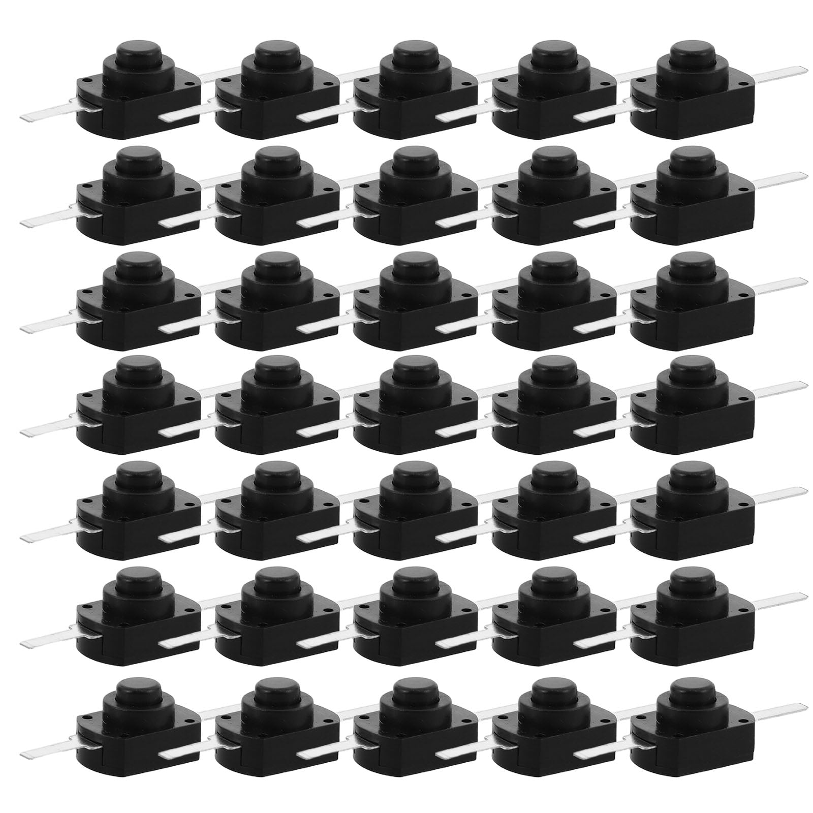 BESTYASH 100Pcs Black Micro Push Button Switch for Flashlight ...