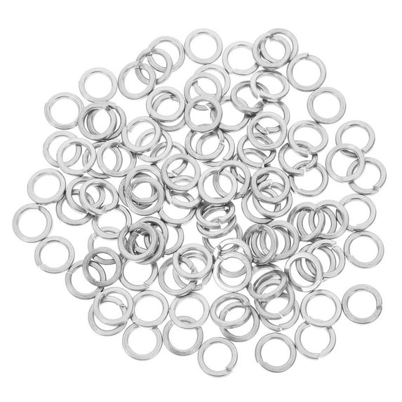 BESTYASH 100Pcs Practical Stainless Steel Spring Washer Split Design ...
