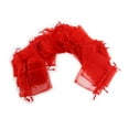 BESTYASH 100Pcs Red Organza Drawstring Jewellery Pouches Perfect for ...