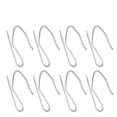 BESTYASH 100Pcs Silver S Shaped Curtain Hooks Metal Hanging Hooks Easy ...