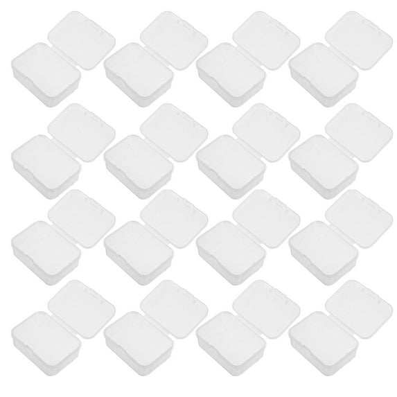 BESTYASH 100Pcs Small Transparent Plastic Storage Containers with ...