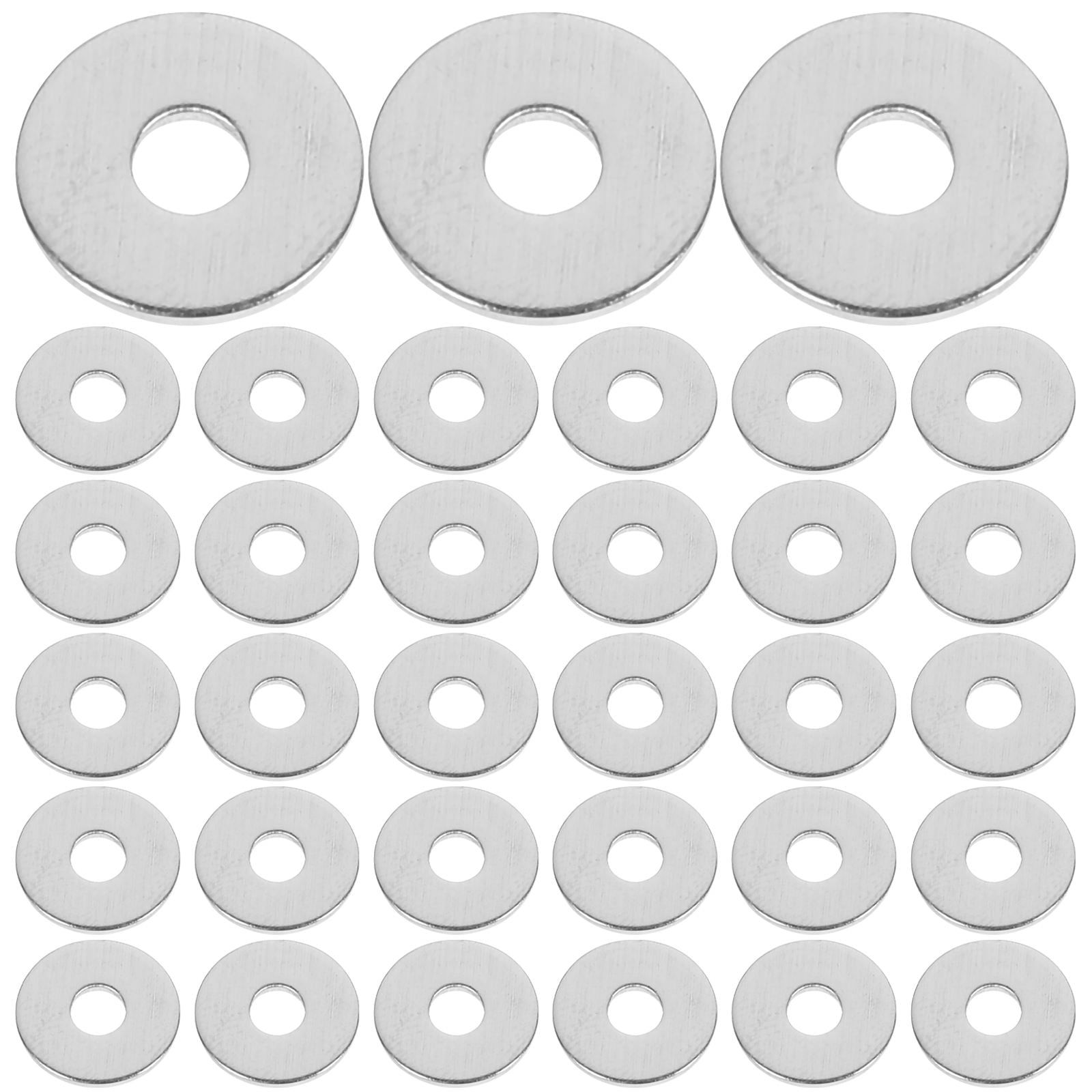 BESTYASH 100Pcs Stainless Steel Flat Washers Metal Washers for Stable ...