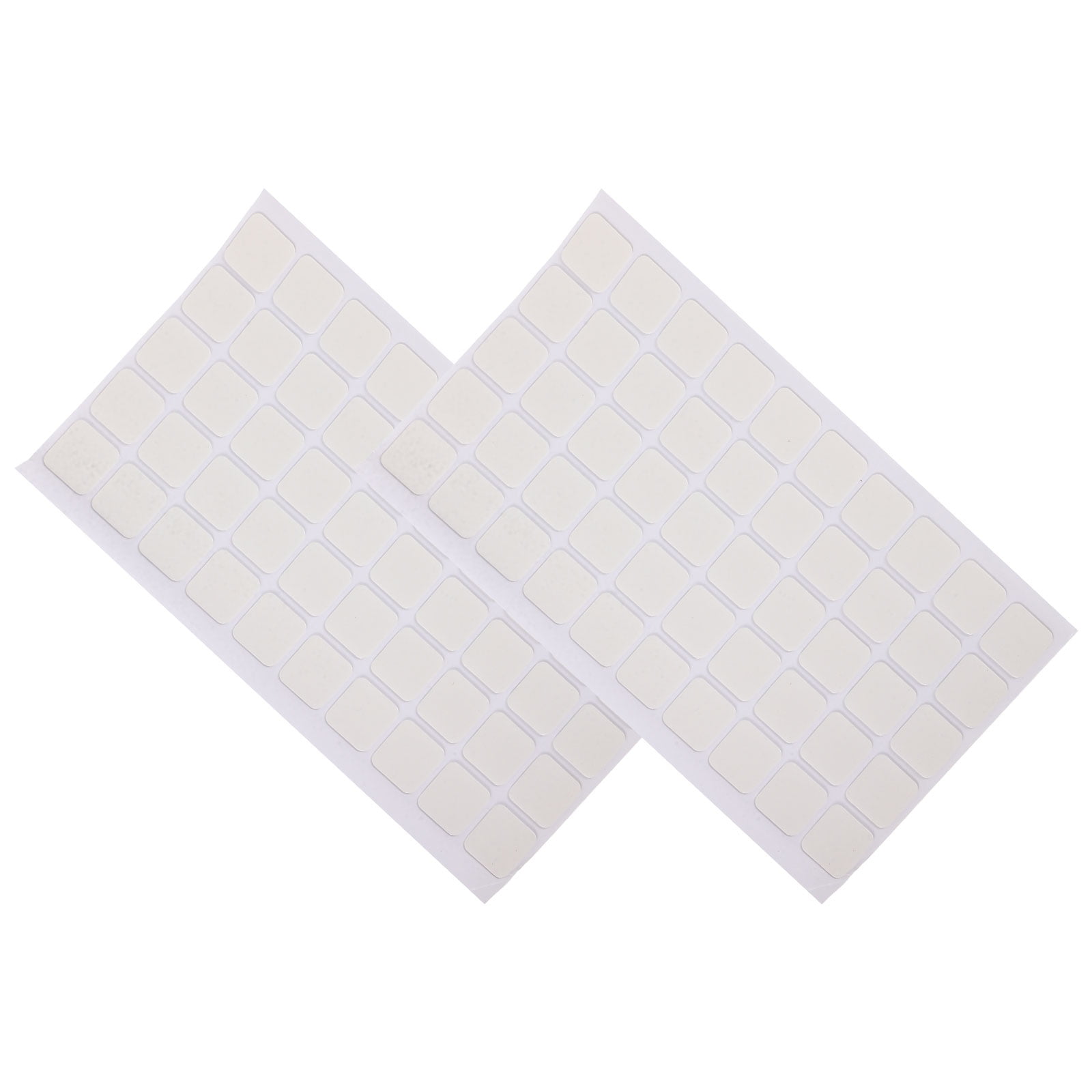 BESTYASH 100Pcs White Double Sided Adhesive Pads Square and Circle ...