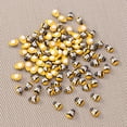 BESTYASH 100Pcs Bee Shape Wood Chips Unfinished Yellow Wooden Pieces ...