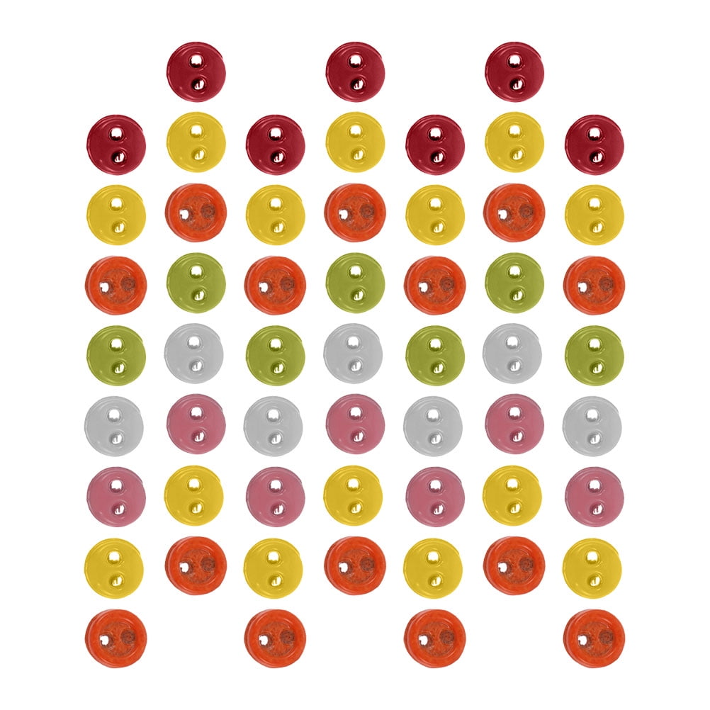 BESTYASH 100pcs Metal Button Assorted Color for Sewing Doll Clothes ...