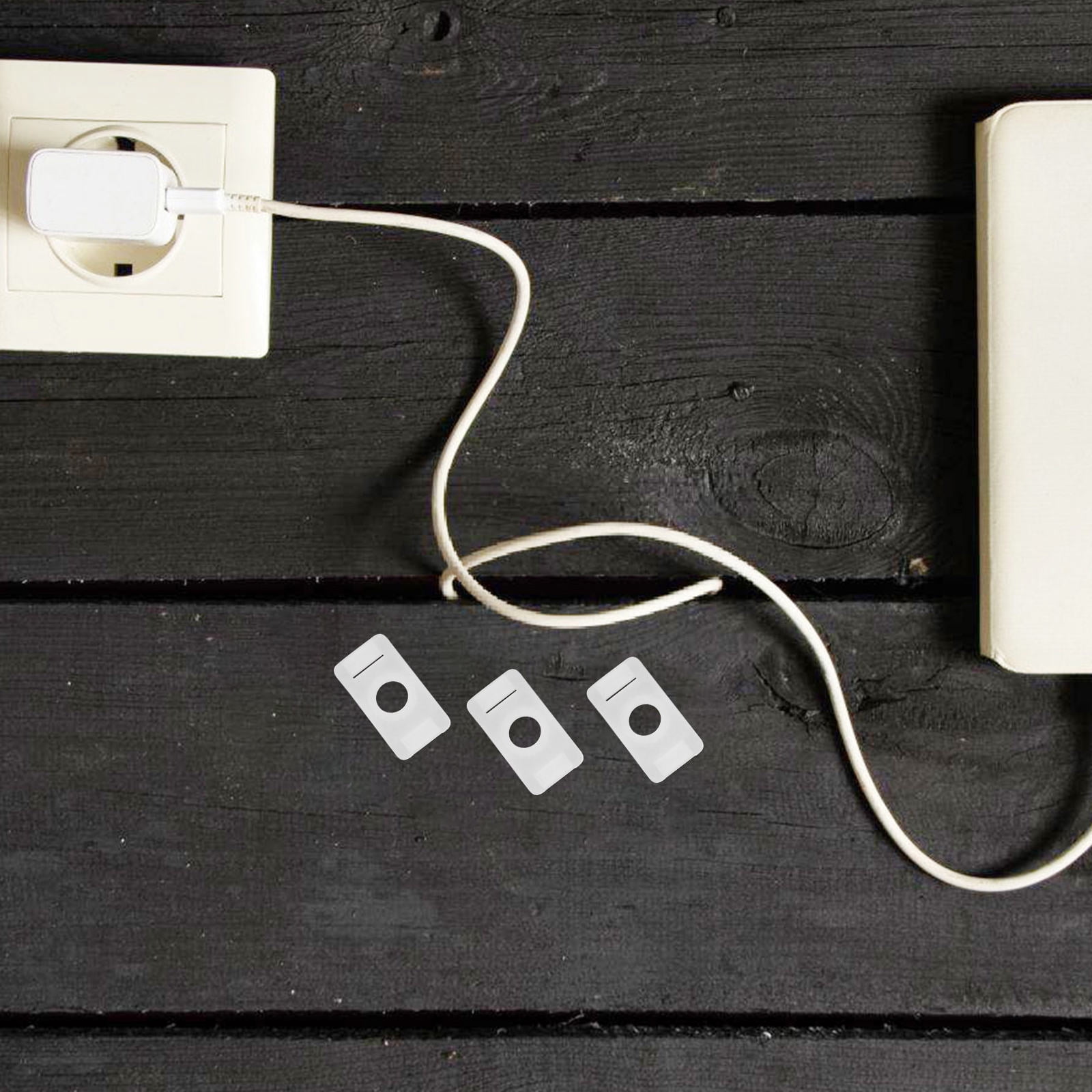 BESTYASH 100pcs Saddle Type cable tie Mounts with Screw Holes for ...