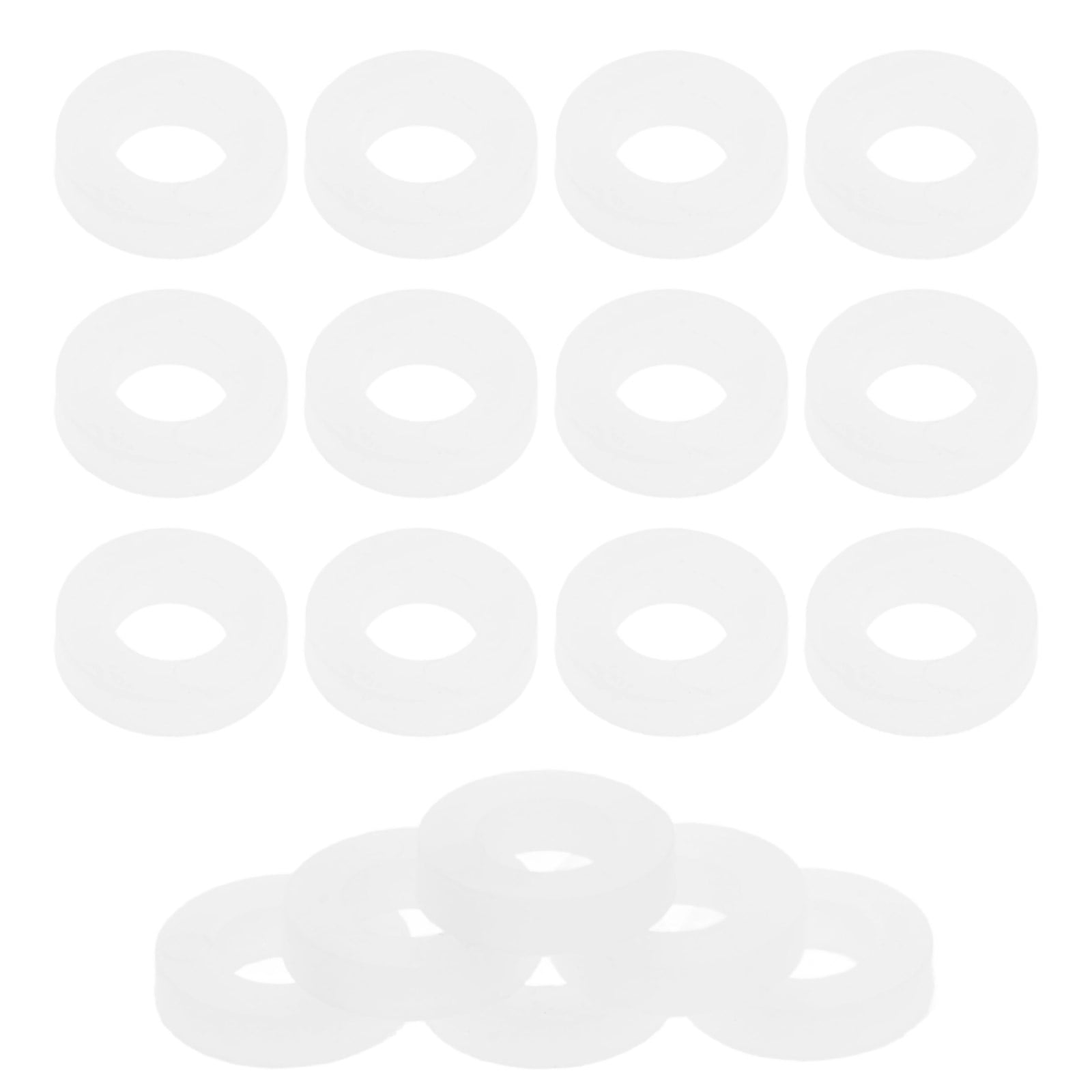 BESTYASH 100pcs Snare Drum Washers White Plastic Drum Washers Reduce ...