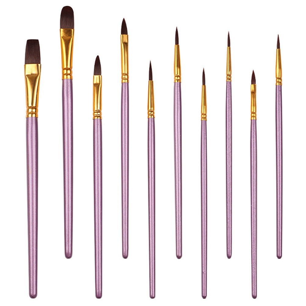 BESTYASH 10PCS Small Craft Paint Brushes for Students with Smooth ...