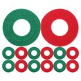 BESTYASH 10Pairs Fiber Battery Terminal Washers with Red and Green Felt ...