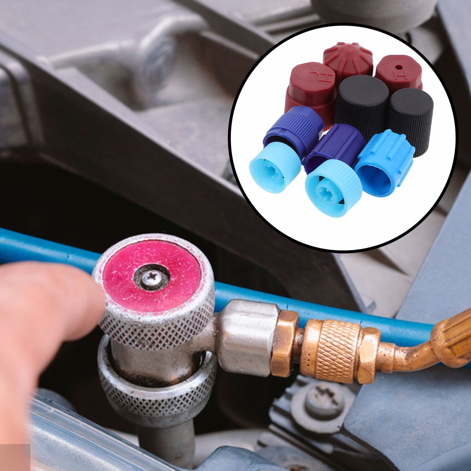 BESTYASH 10Pcs Automotive Charging Port Caps for Car Ac System Plastic ...