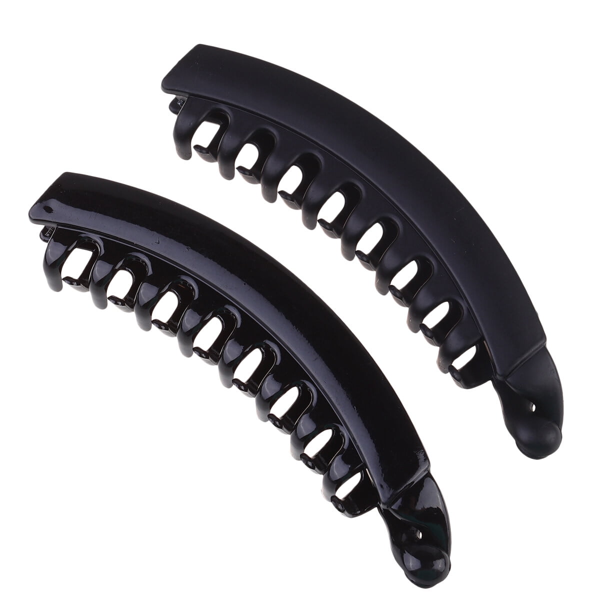 BESTYASH 10Pcs Black Plastic Banana Hair Clips Durable Fishtail ...