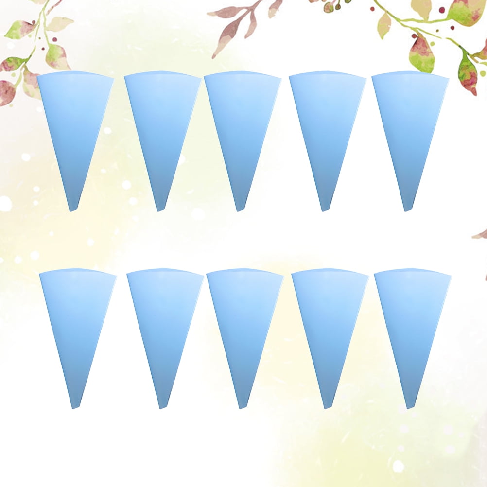 BESTYASH 10Pcs Blue Cake Decorating Bags Reusable Flexible Smooth ...