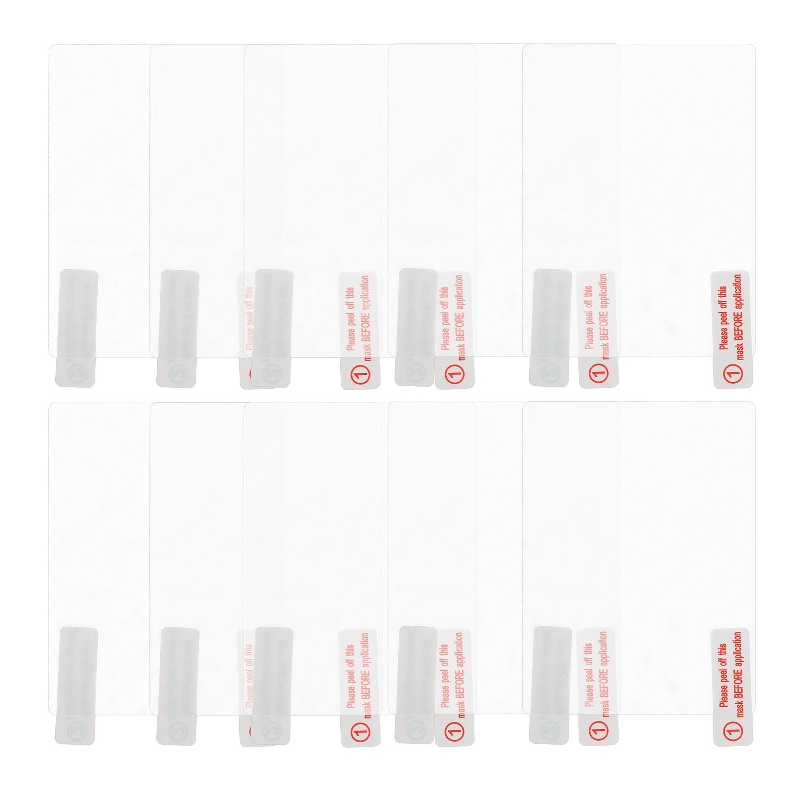 BESTYASH 10Pcs Clear Electrostatic Film Stickers for Car Windshield ...