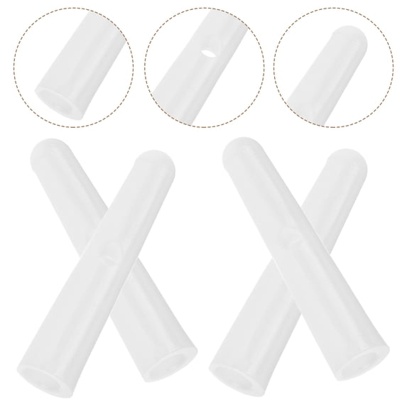 BESTYASH 10Pcs Folding Umbrella Tail Beads Replacement White Durable ...