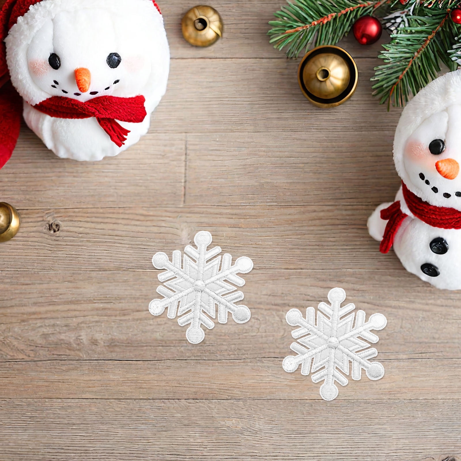 BESTYASH 10Pcs Iron on Snowflake Patches for Clothing Repair and ...