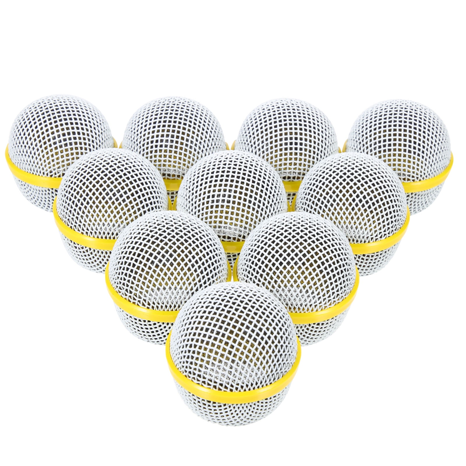 BESTYASH 10Pcs Metal Mic Ball Head with Inner Foam Filter Replacement ...