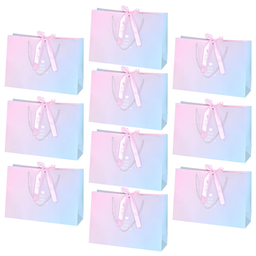 BESTYASH 10-Pack Rectangular Paper Bags for Wedding Favors, Bags, and ...