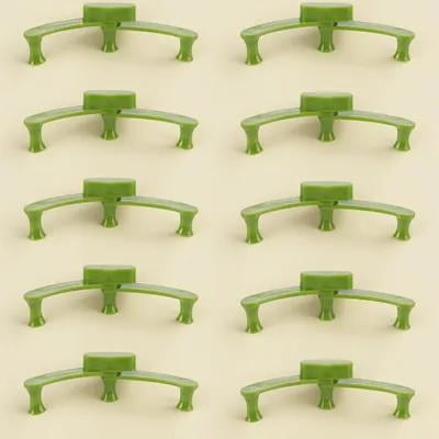 BESTYASH 10Pcs Reusable Green Plant Branch Bender Clamps for Outdoor ...