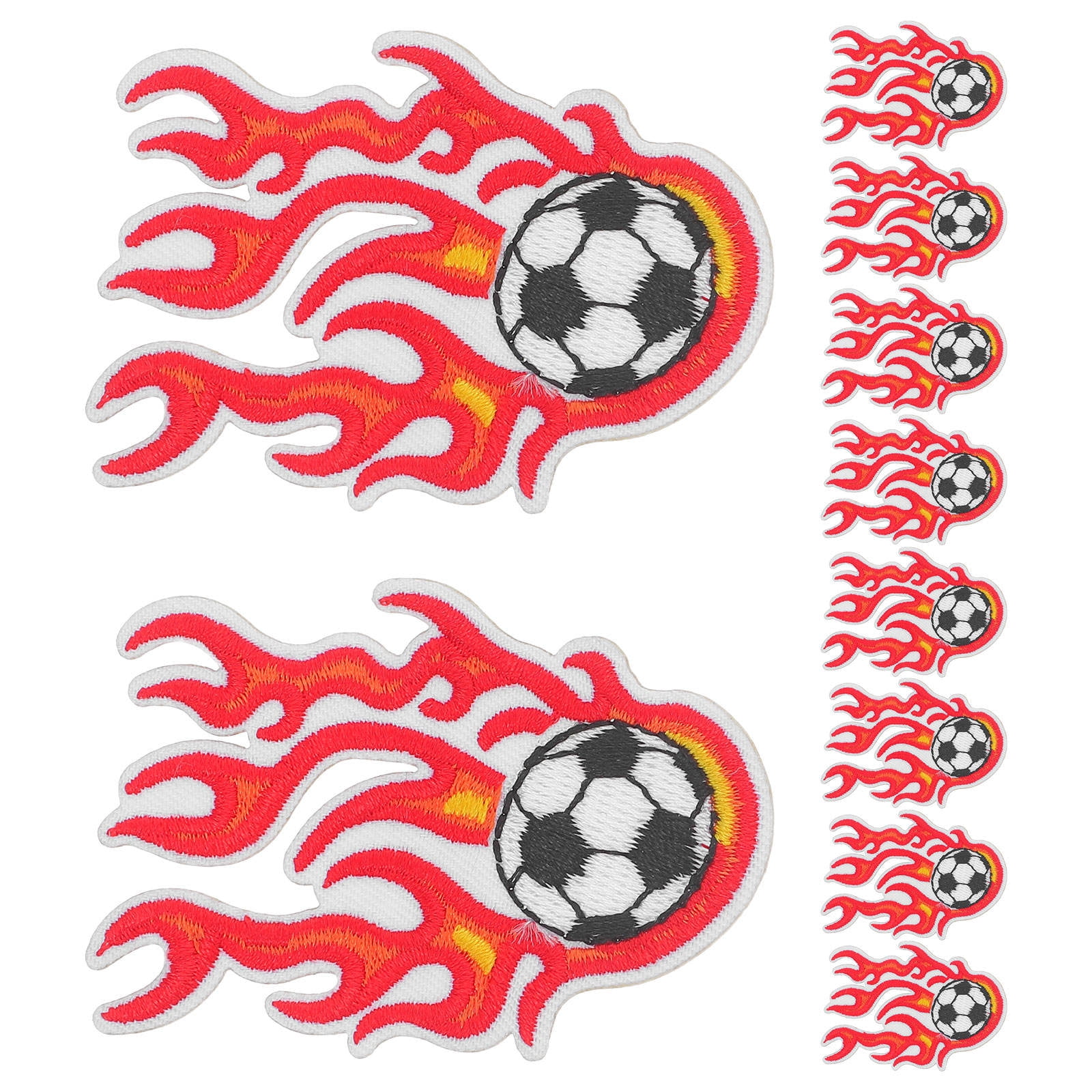 BESTYASH 10Pcs Sports Embroidered Iron on Patches for Clothes Hats Bags ...