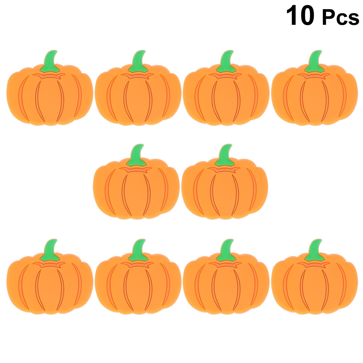 BESTYASH 10Pcs Cute Orange Pumpkin Magnetic Stickers for Fridge Door ...