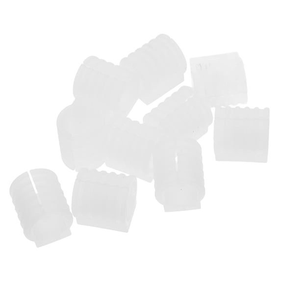BESTYASH 10pcs Plastic Foot Pads For Chair Legs In White To Protect ...