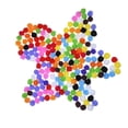 BESTYASH 1200pcs Assorted Color DIY Crafts Pompoms for School Projects ...