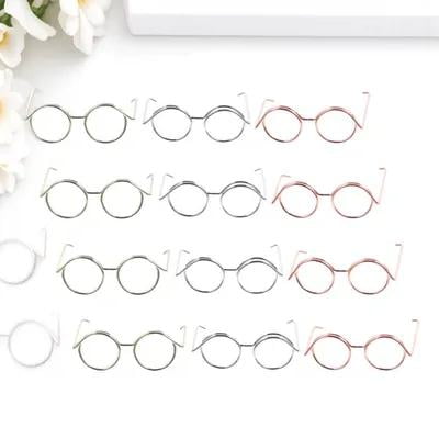 BESTYASH 12Pack Mini Frame Glasses Oval Miniature Frames for Girls ...