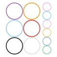 BESTYASH 12Pcs Assorted Color Candy Colored Silicone Bracelets Soft ...
