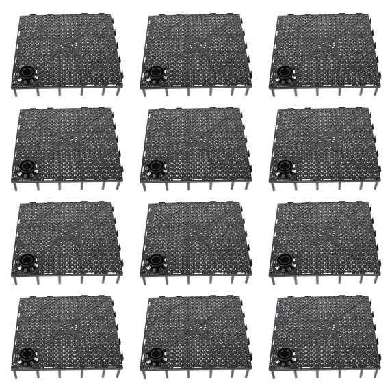 BESTYASH 12Pcs Black Aquarium Filter Plates Bottom Filter Board with ...
