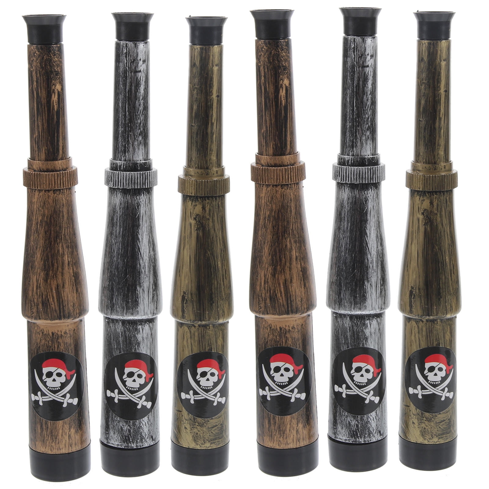 BESTYASH 12Pcs Pirate Party Favors Plastic Telescopes Assorted Colors ...