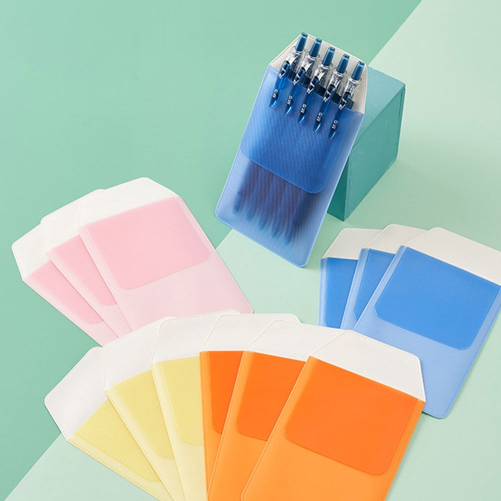 BESTYASH 12Pcs Pocket Protector Made of Durable PVC Assorted Colors for ...