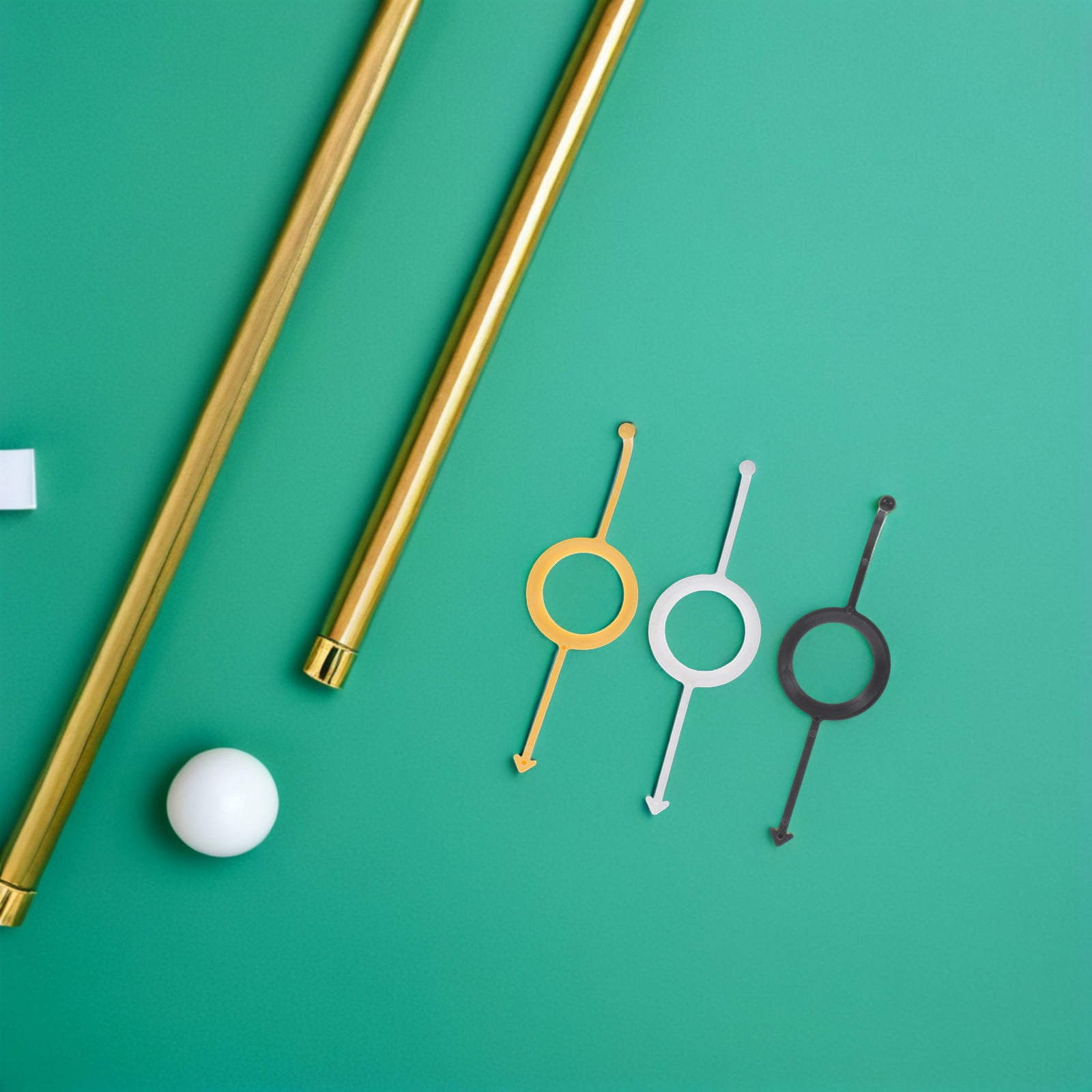 BESTYASH 12Pcs Billiards Pool Table Accessories Kit for Aiming and Shot ...
