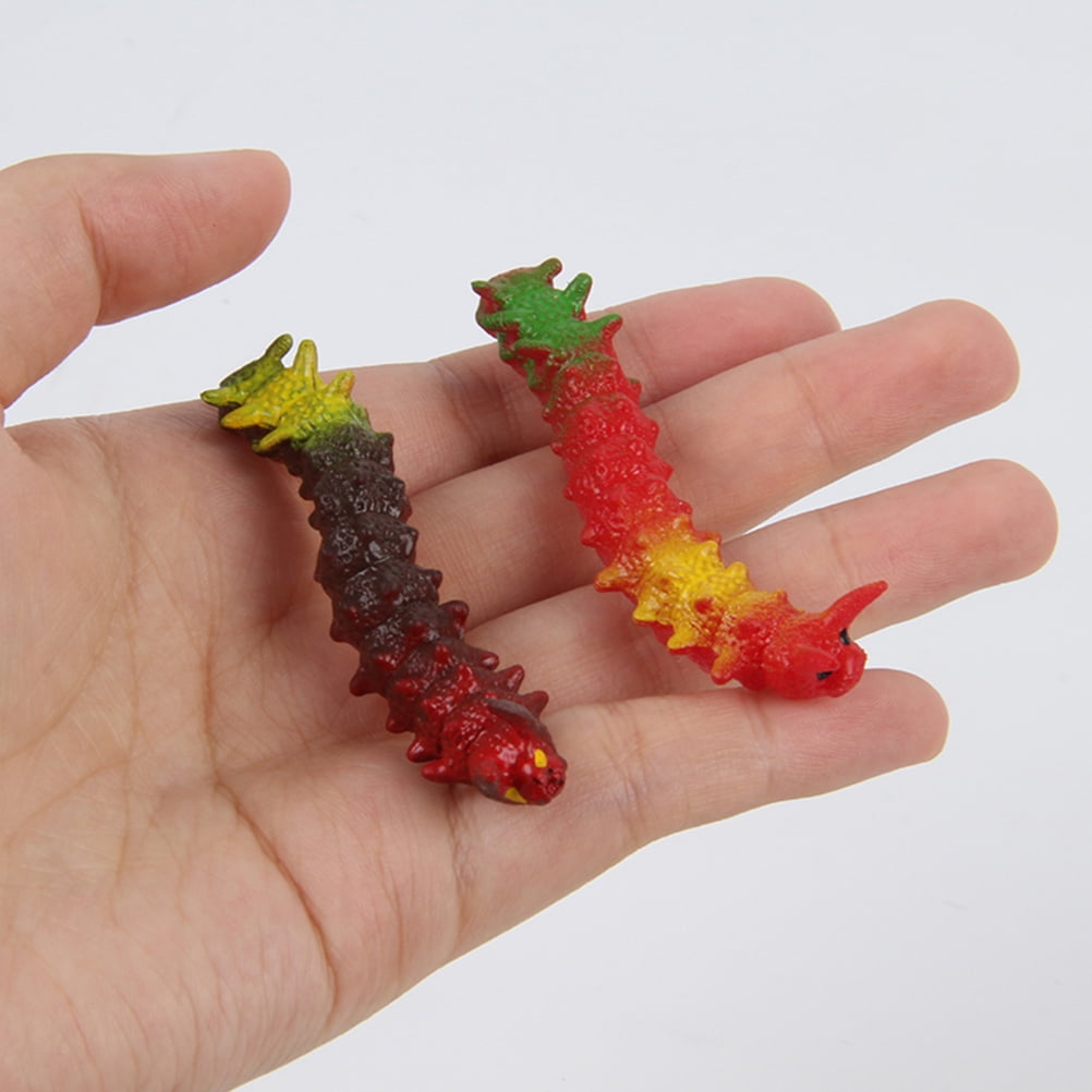 BESTYASH 12Pcs Realistic Caterpillar Models Fake Crawling Insects for ...