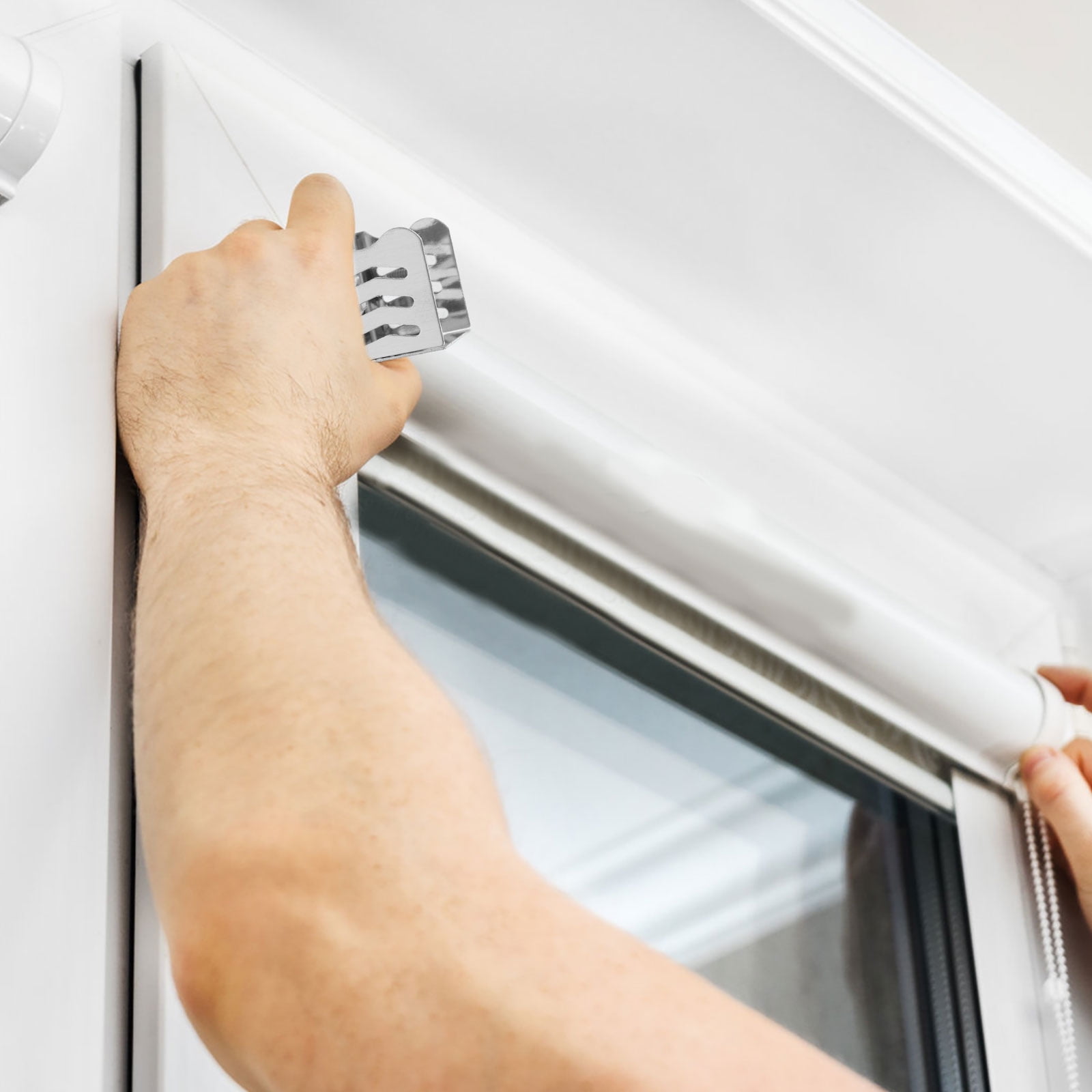 BESTYASH 12Pcs Stainless Steel Curtain Track System End Stops with ...