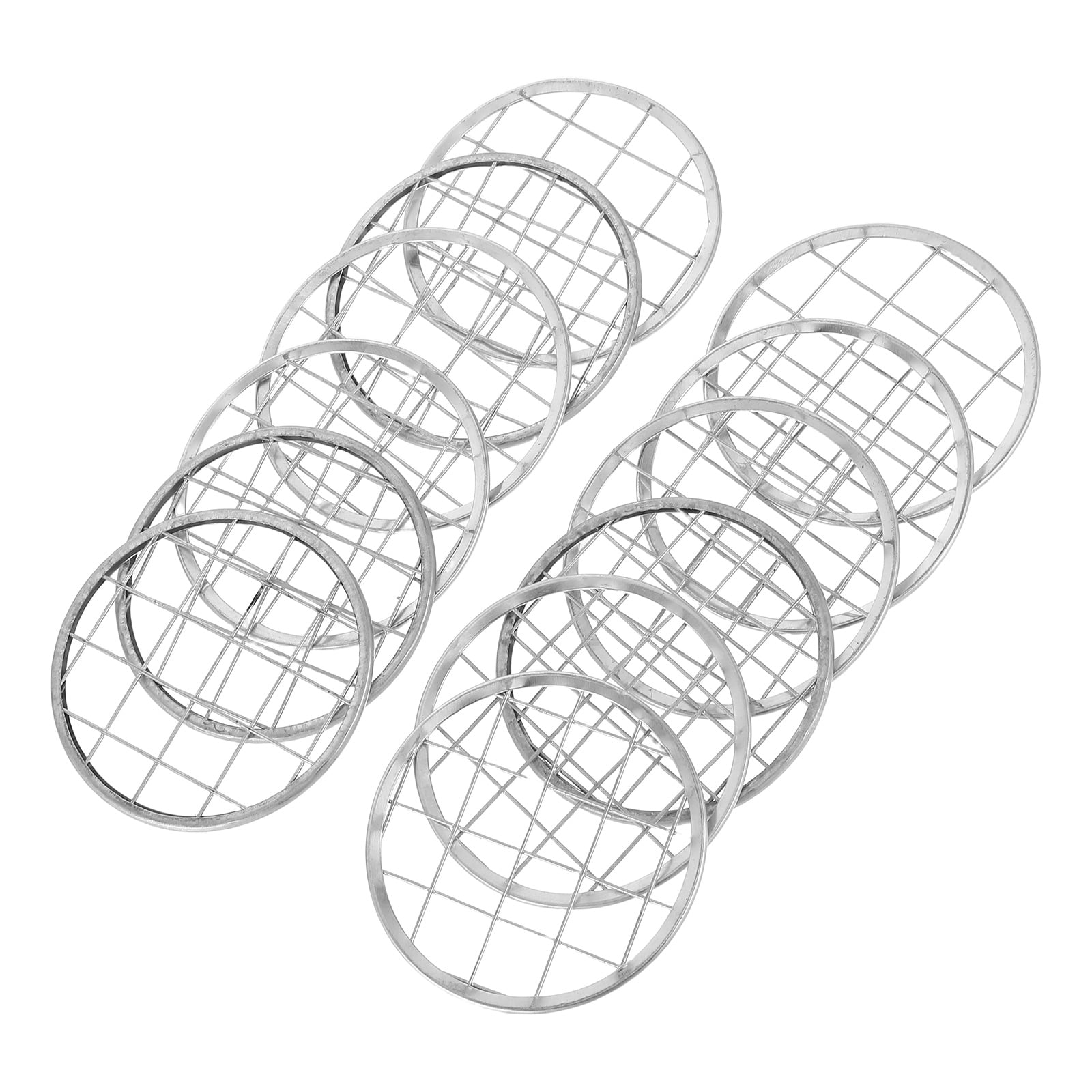 BESTYASH 12Pcs Adjustable Floral Grid Flower Frog Jar Lids for Spring ...